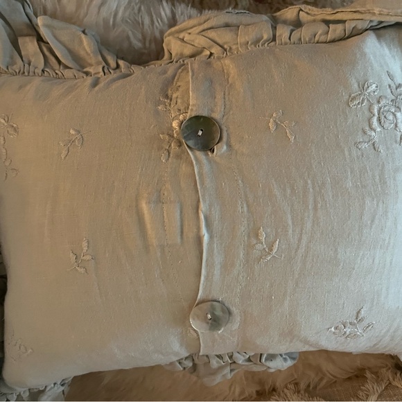 Bella Notte | Bedding | Pair Of Bella Notte Boudoir Pillows Linen ...